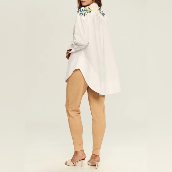 SER.O.YA | Tops | Nwt Seroya Benson Oversized Embellished Shirt | Poshmark